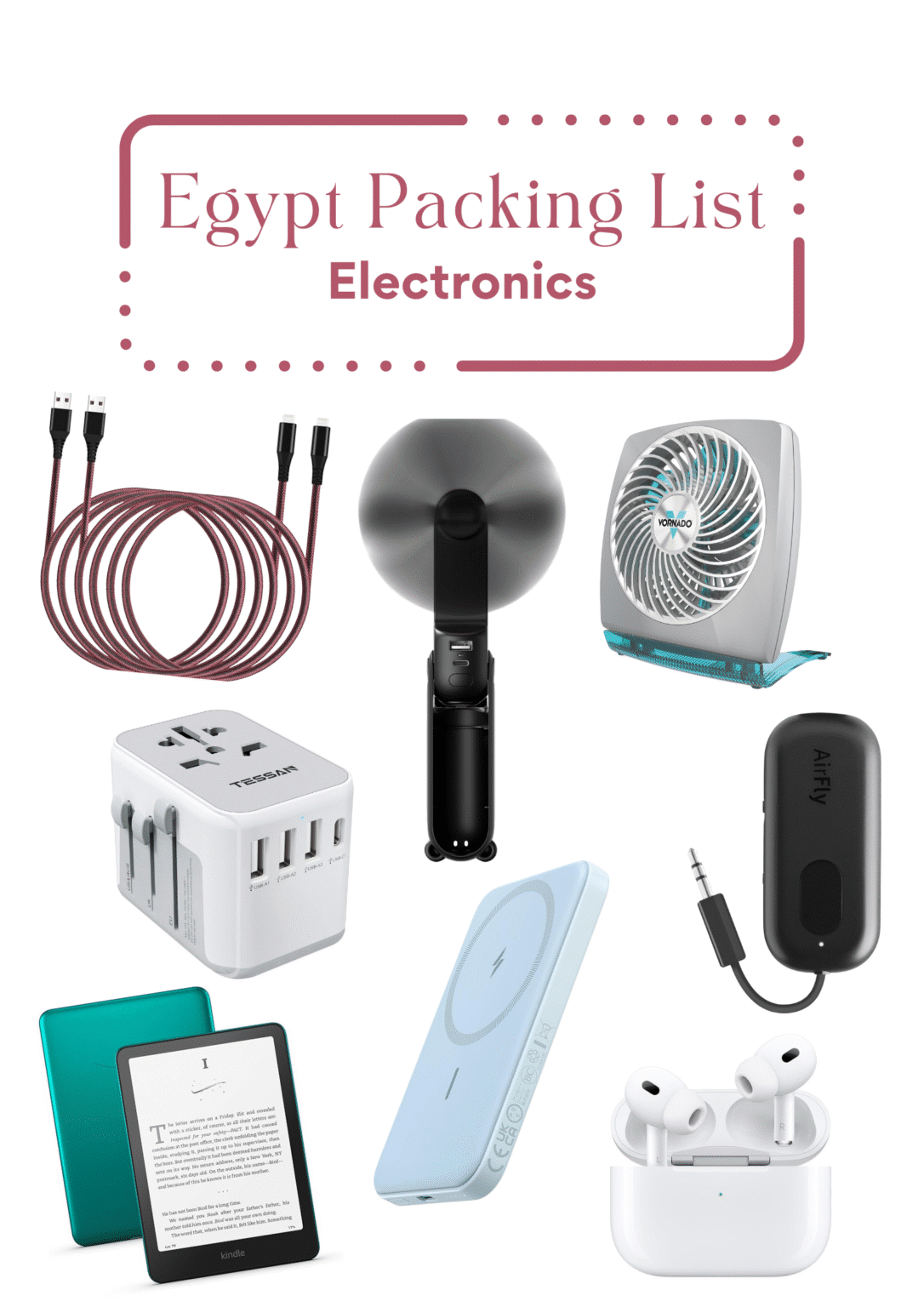 The Ultimate Egypt Packing List - The Stickered Suitcase
