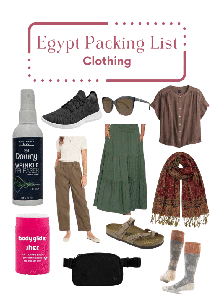 The Ultimate Egypt Packing List - The Stickered Suitcase